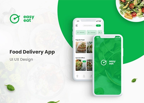Eat Easy App Design Case Study - UIDesignz