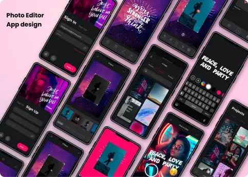 Photo Editor App Design Case Study - UIDesignz